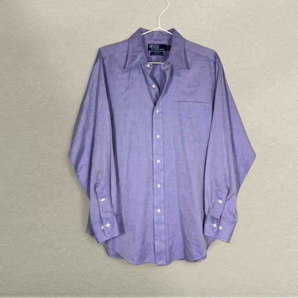 Ralph Lauren | Shirts | Polo Ralph Lauren Andrew Blue Buttondown Shirt ...